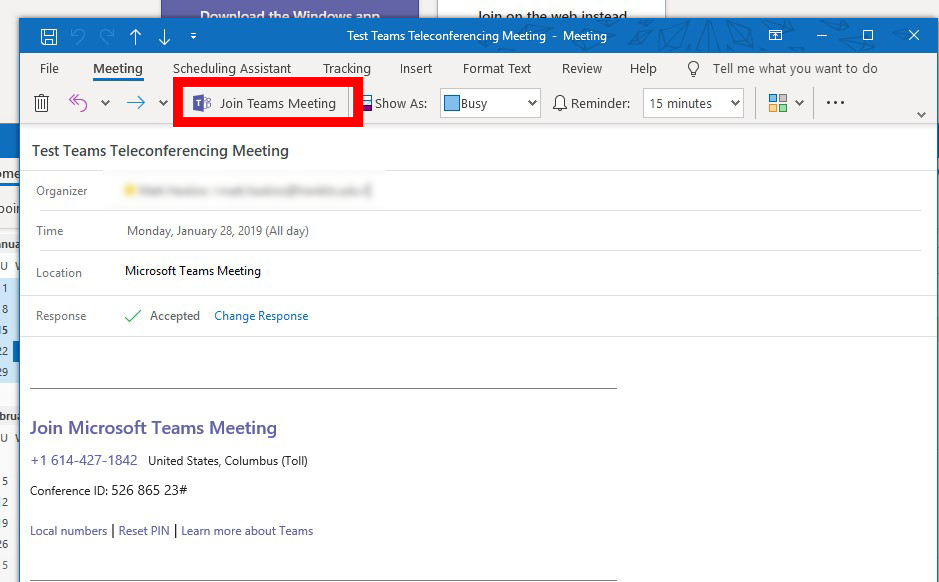 Create Teams Meeting From Email In Outlook Printable Templates Free
